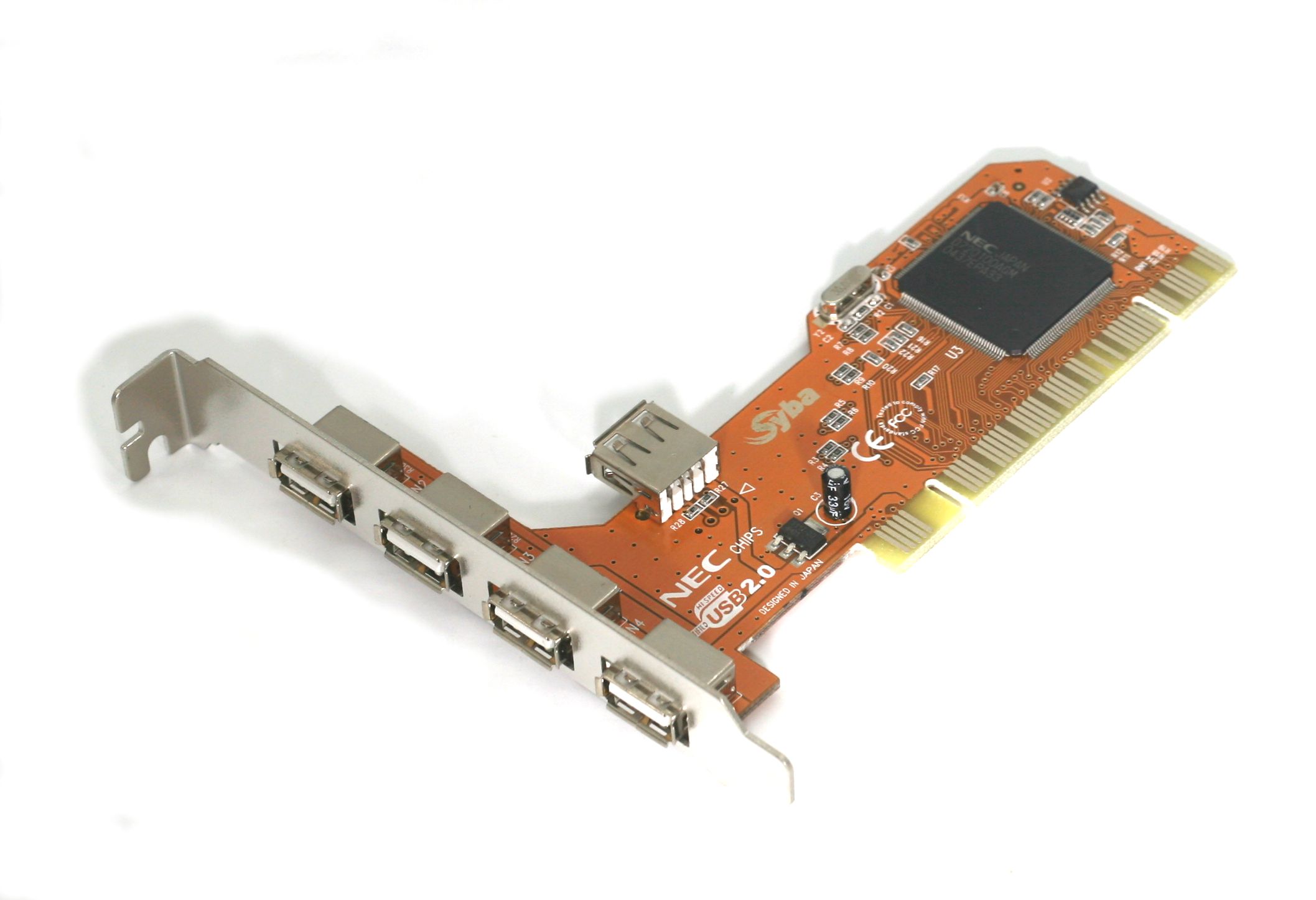 USB 2.0 CONTROLLER CARD FIVE PORT NEC PC
